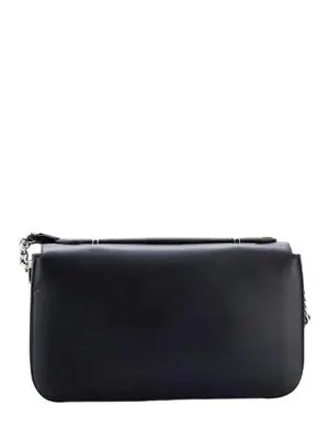 GUCCI Gucci Petite GG Flap Leather Shoulder Bag