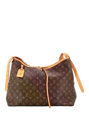 LOUIS VUITTON Carryall Monogram Canvas Mm Hobo Bag - Brown