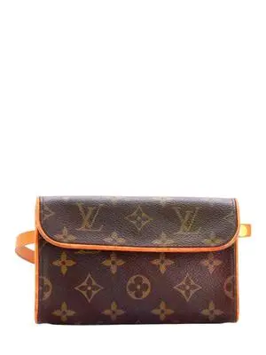 LOUIS VUITTON Florentine Waist Bag Monogram Canvas Belt Bag - Brown
