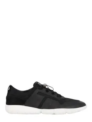 TOD'S Panelled Logo-patch Sneakers - Black