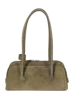MARGESHERWOOD Suede Shoulder Bag - Brown