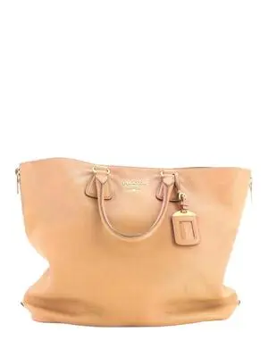 Prada Convertible Tote Bag - Brown