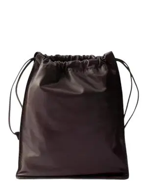 Prada Wish Nappa Leather Pouch - Brown