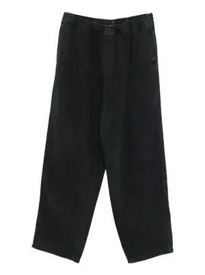American Vintage Elasticated-waistband Track Pants - Black