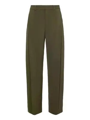 DRYKORN Pressed-crease Tailored Trousers - Green