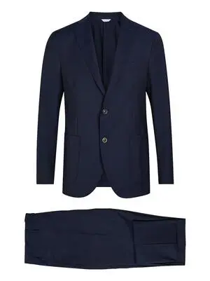 Boglioli Wool Suit - Navy