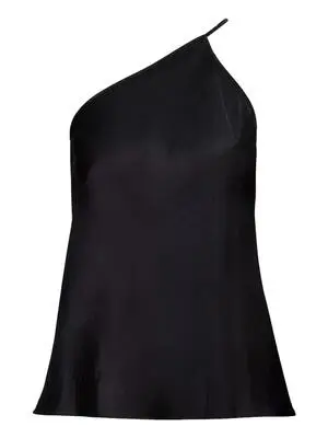 Rick Owens One-shoulder Slip Top - Black