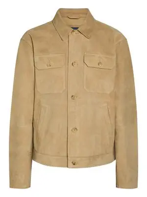 POLO RALPH LAUREN Pocket Suede Overshirt