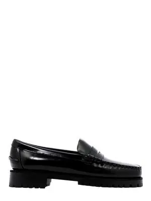 SEBAGO Round Head Loafer Shoes - Black