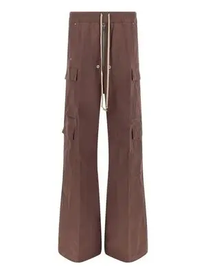 Rick Owens Drawstring Casual Pants - Red