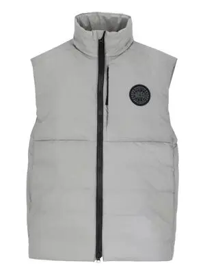 Canada Goose Lodge Padded Logo-patch Gilet - Grey