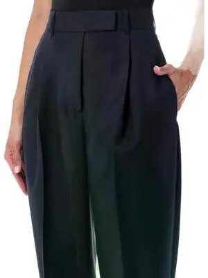 RÓHE Pleated Tailored Trousers - Blue