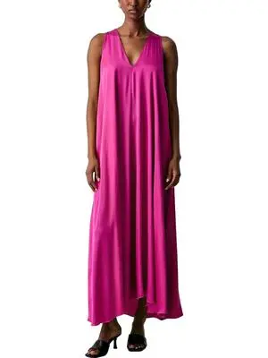 HAVEONE V-neck Sleeveless Maxi Dress