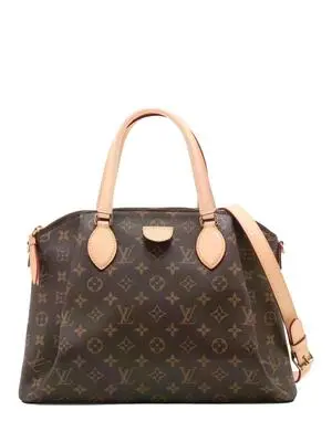 LOUIS VUITTON Monogram Rivoli Mm Satchel - Brown