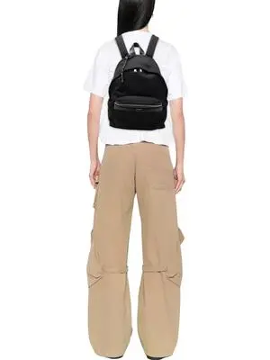 Saint Laurent 2022 Canvas City Backpack - Black