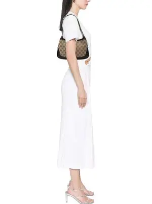 Gucci 2000-2015 Gg Canvas Web Jackie Shoulder Bag - Neutrals