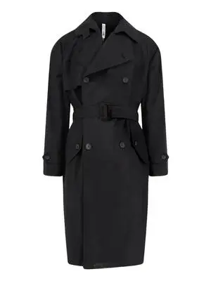 HEVO Motolese Double-breasted Trench Coat