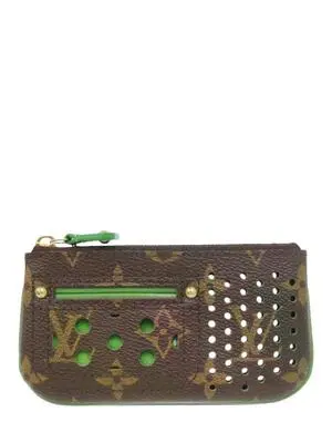 LOUIS VUITTON 2006 Monogram Perforated Pochette Cles Coin Pouch