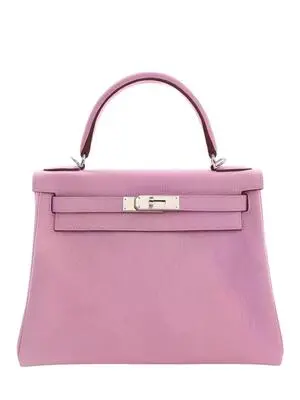 HERMÈS Hermès 2022 Togo Leather Kelly II Retourne 28 Satchel