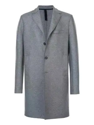 Harris Wharf London Single-breasted Coat - Grey
