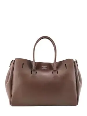 Balenciaga Bel Air Carry All Bag Leather Small Tote Bag - Brown
