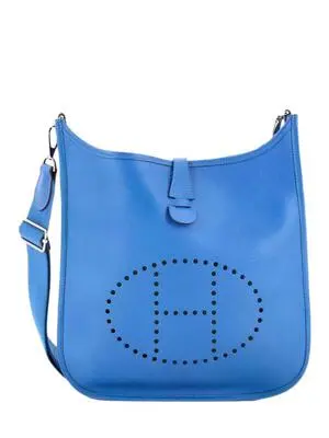 Hermès Evelyne Bag Gen Iii Epsom Pm Crossbody Bag - Blue