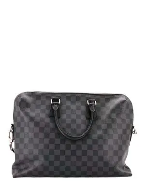 LOUIS VUITTON Porte-documents Jour Damier Graphite Business Bag - Black