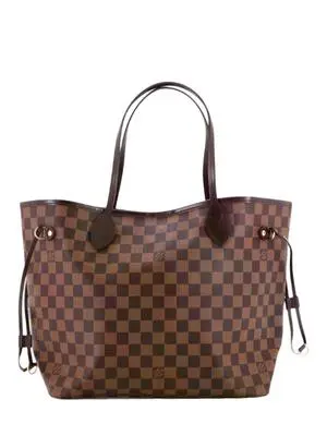 LOUIS VUITTON Damier Neverfull Mm Tote Bag - Brown