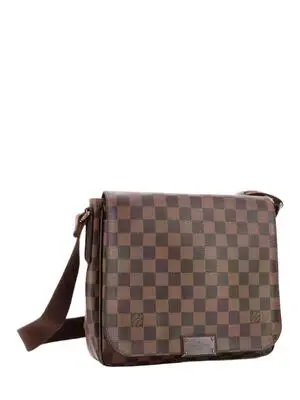 LOUIS VUITTON District Messenger Bag Damier Pm Crossbody Bag Brown