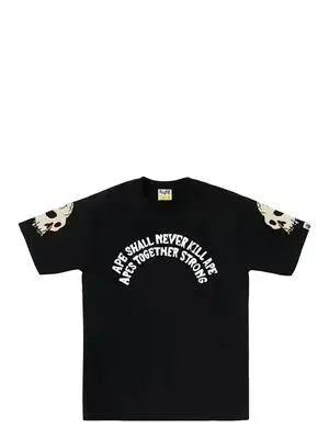 A BATHING APE Skull-print T-shirt - Black