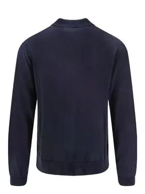 SEVEN GAUGE Button-fastening Long-sleeve Cardigan - Blue