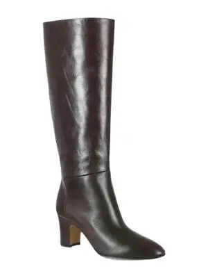 Alberta Ferretti Leather Knee-high Boots - Brown