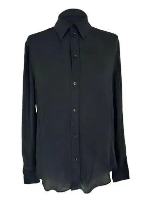 CELINE Button-up Long-sleeve Blouse