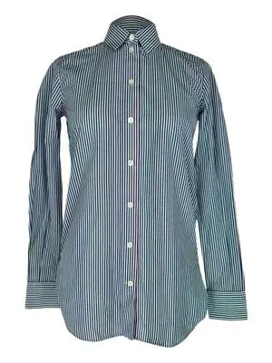 Celine Classic Striped Cotton Shirt - Blue