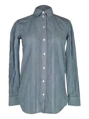 Celine Classic Striped Cotton Shirt - Blue