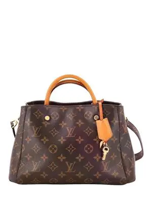 LOUIS VUITTON Monogram Canvas Bb Satchel - Brown