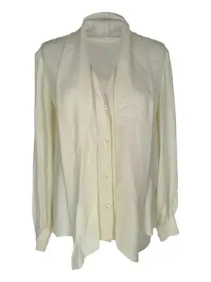 Celine Cowl Neck Blouse - Neutrals