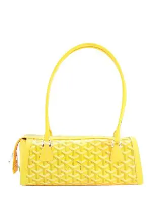Goyard Bonbonnière Bag Coated Canvas Shoulder Bag - Yellow