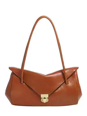 Marni Leather Tote Bag - Brown