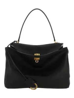 Balenciaga Leather Medium Rodeo Handbag - Black