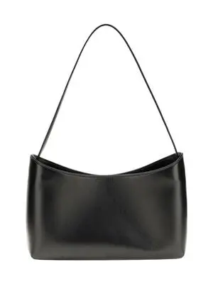 THE ROW Alma Baguette Shoulder Bag - Black