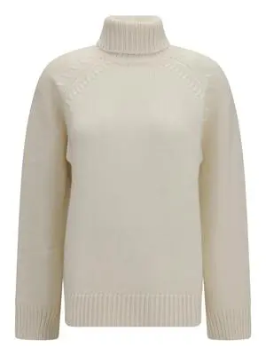 P.a.r.o.s.h Cashmere Turtleneck Sweater - Cream