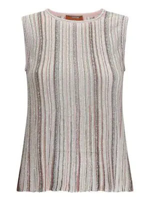 Missoni Sleeveless Ribbed Sequin Top - Multicolour