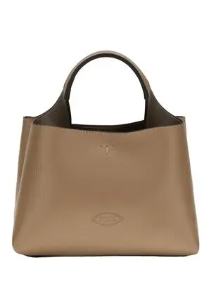 TOD'S Micro Leather Handbag Beige