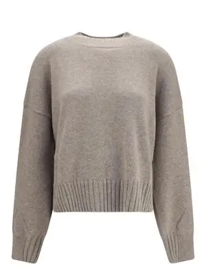 Malo Malo Cashmere Crew Neck Sweater Beige