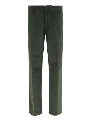 Etro Roma Stretch Cotton Corduroy Pants - Green