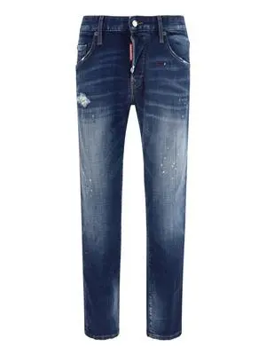 Dsquared2 Distressed Skater Jeans - Blue