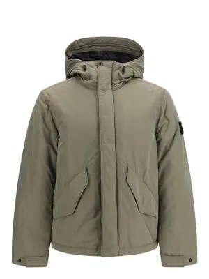 Stone Island Padded Micro Twill Jacket - Khaki