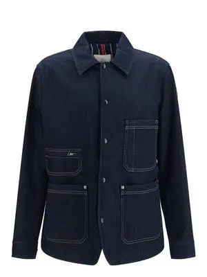 Moncler Haderu Denim Shirt Jacket - Blue