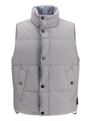 Stone Island Crinkle Reps Ny Padded Vest - Grey